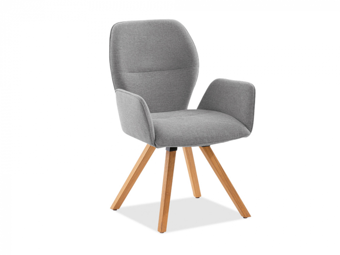 Niehoff Alvaro Armlehnstuhl, Teak, hellgrau | Gartenmöbel | MESEM.de