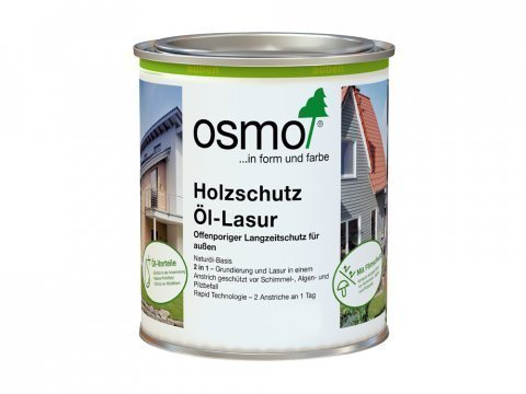 Osmo Holzschutz Öl-Lasur Weiß 900, 0,75l | Farben